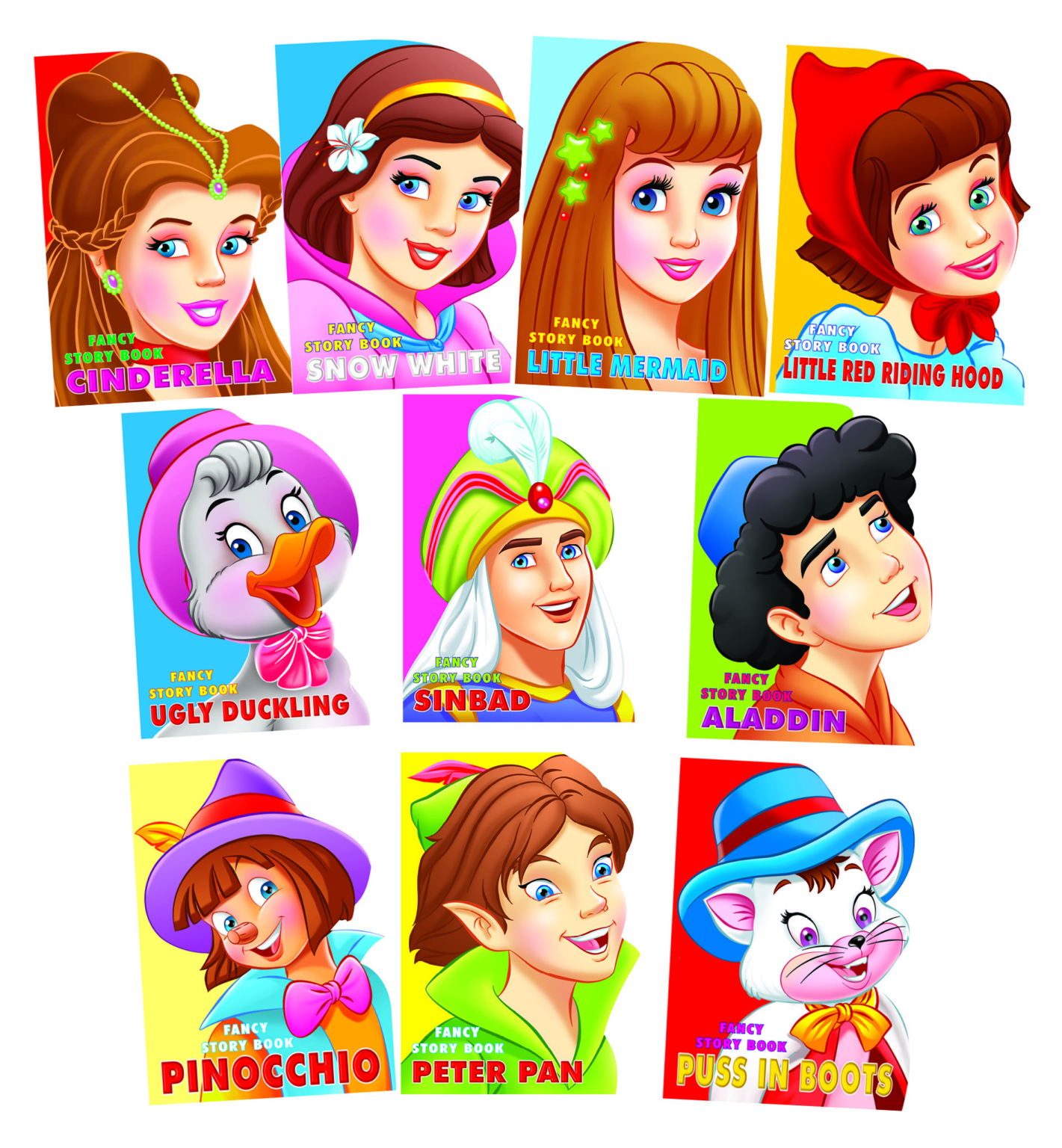 Fancy Story Board - 10 Books Pack
