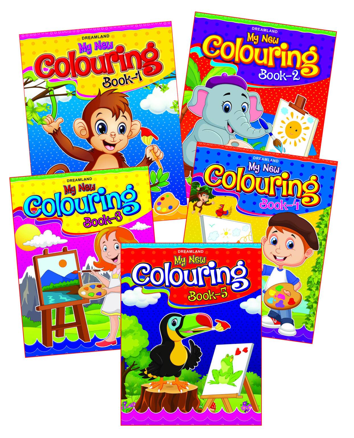 My New Colouring - 5 Books Pack