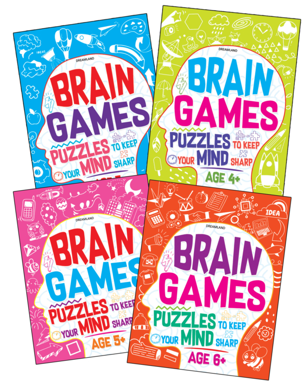 Brain Games - 4 Books Pack