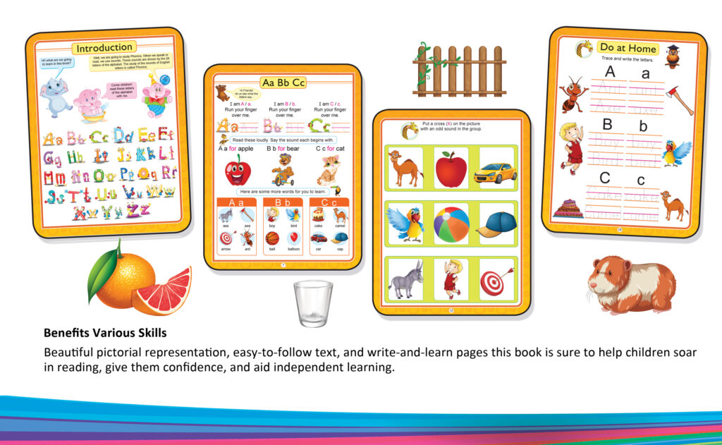 Letter Sounds A to Z - Learn With Phonics - Book 1