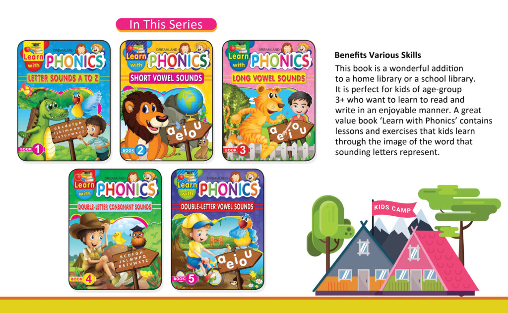 Letter Sounds A to Z - Learn With Phonics - Book 1