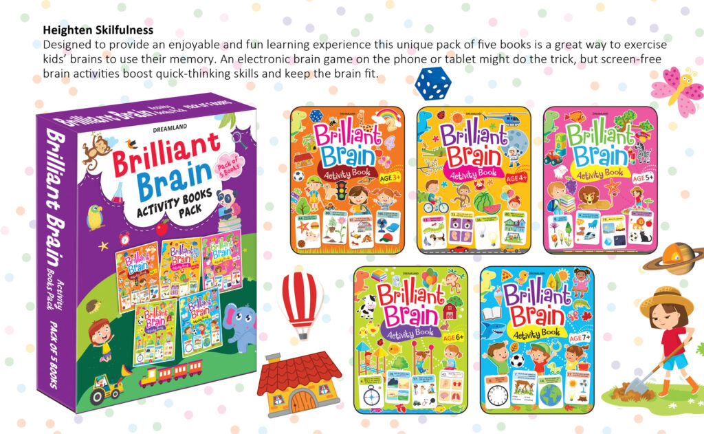 Brilliant Brain Activity - 5 Books Pack