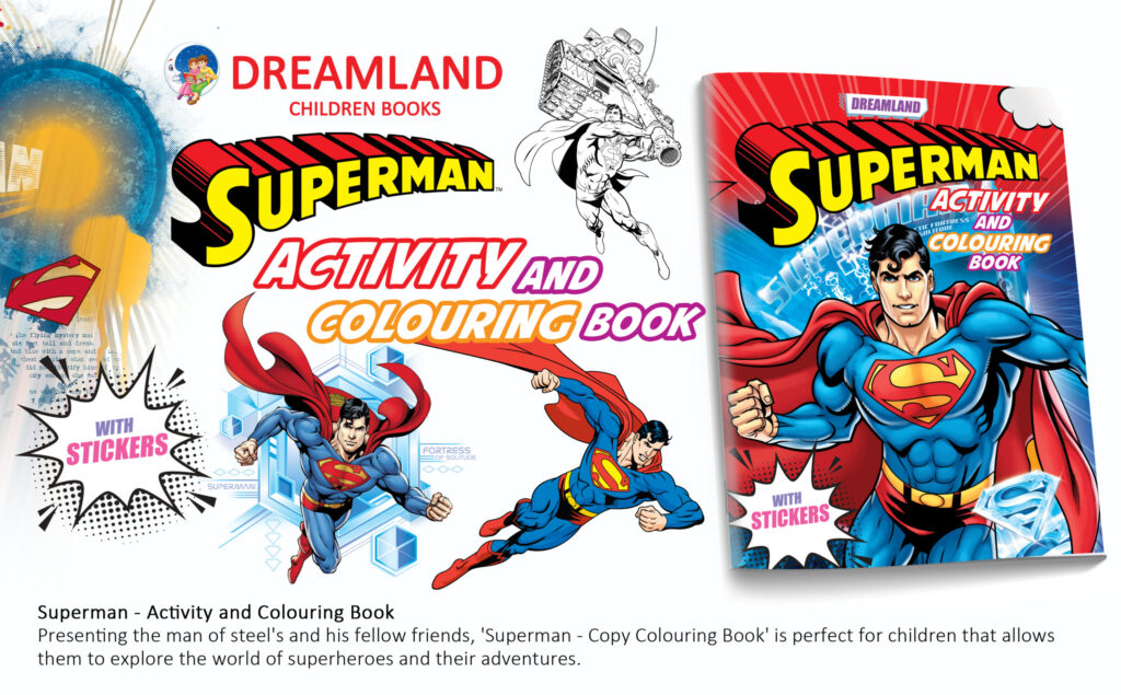 Superman Activity and Colouring Book
