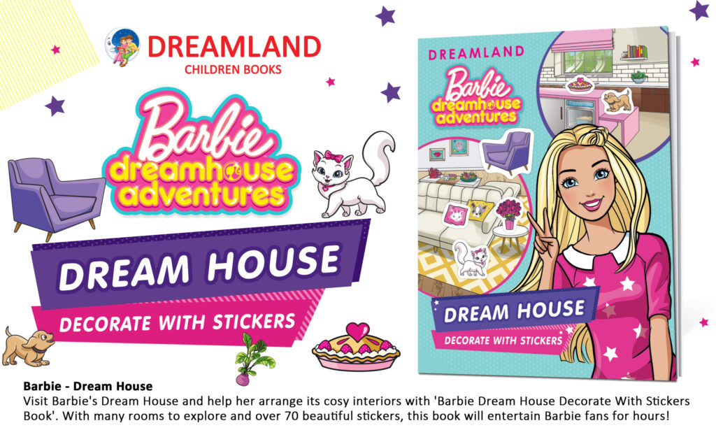Barbie Dreamhouse Adventures -Dream House Decorate with Stickers