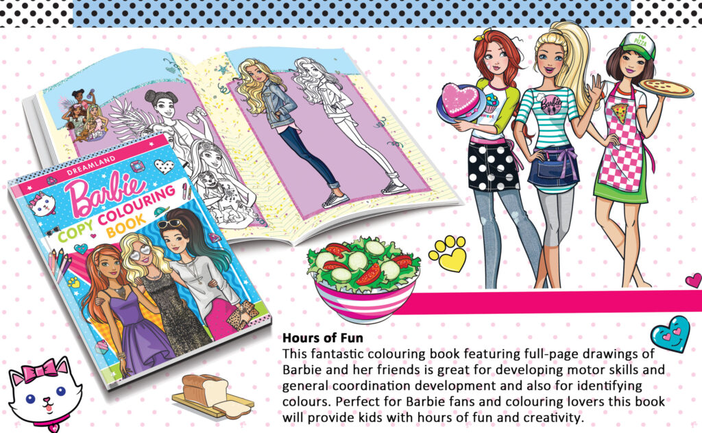 Barbie Copy Colouring Book