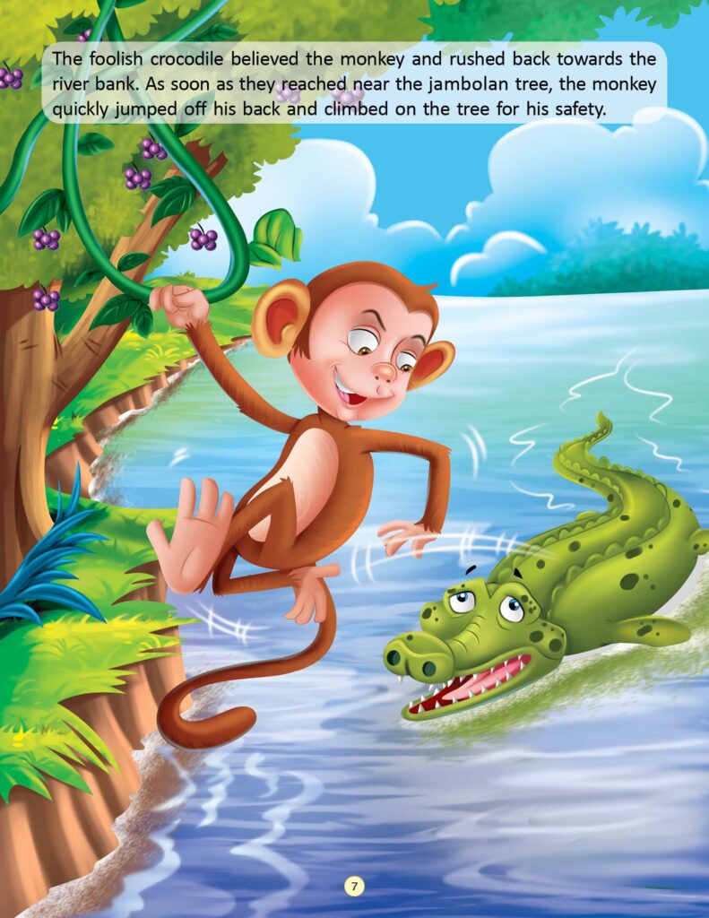 The Monkey and The Crocodile - Book 1 (Famous Moral Stories from ...