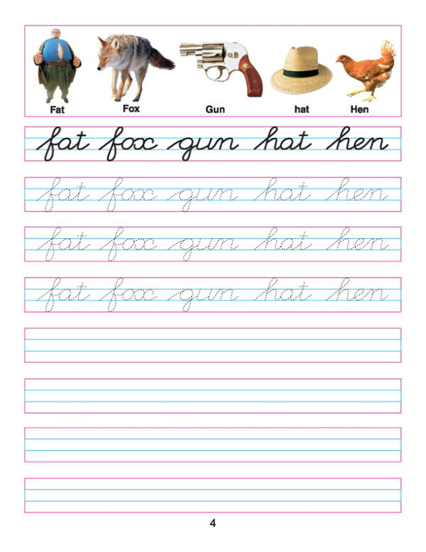 Words - Cursive Writing