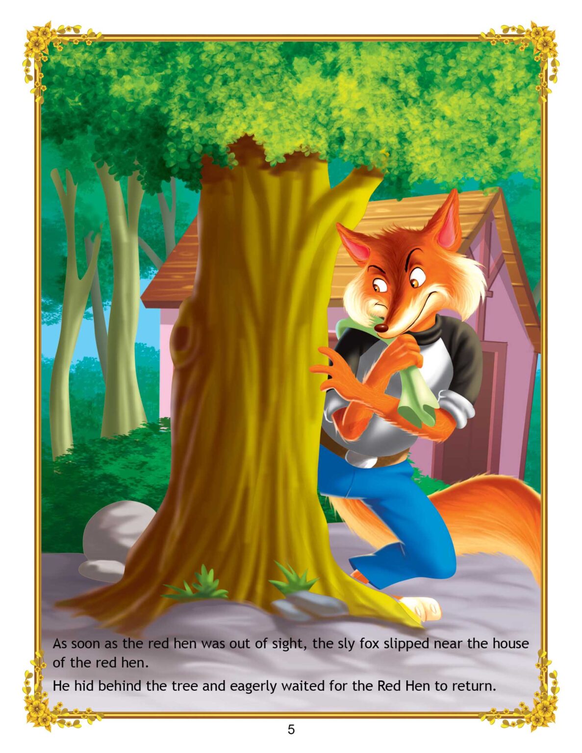 The Sly Fox and the Little Red Hen - Uncle Moon's Fairy Tales