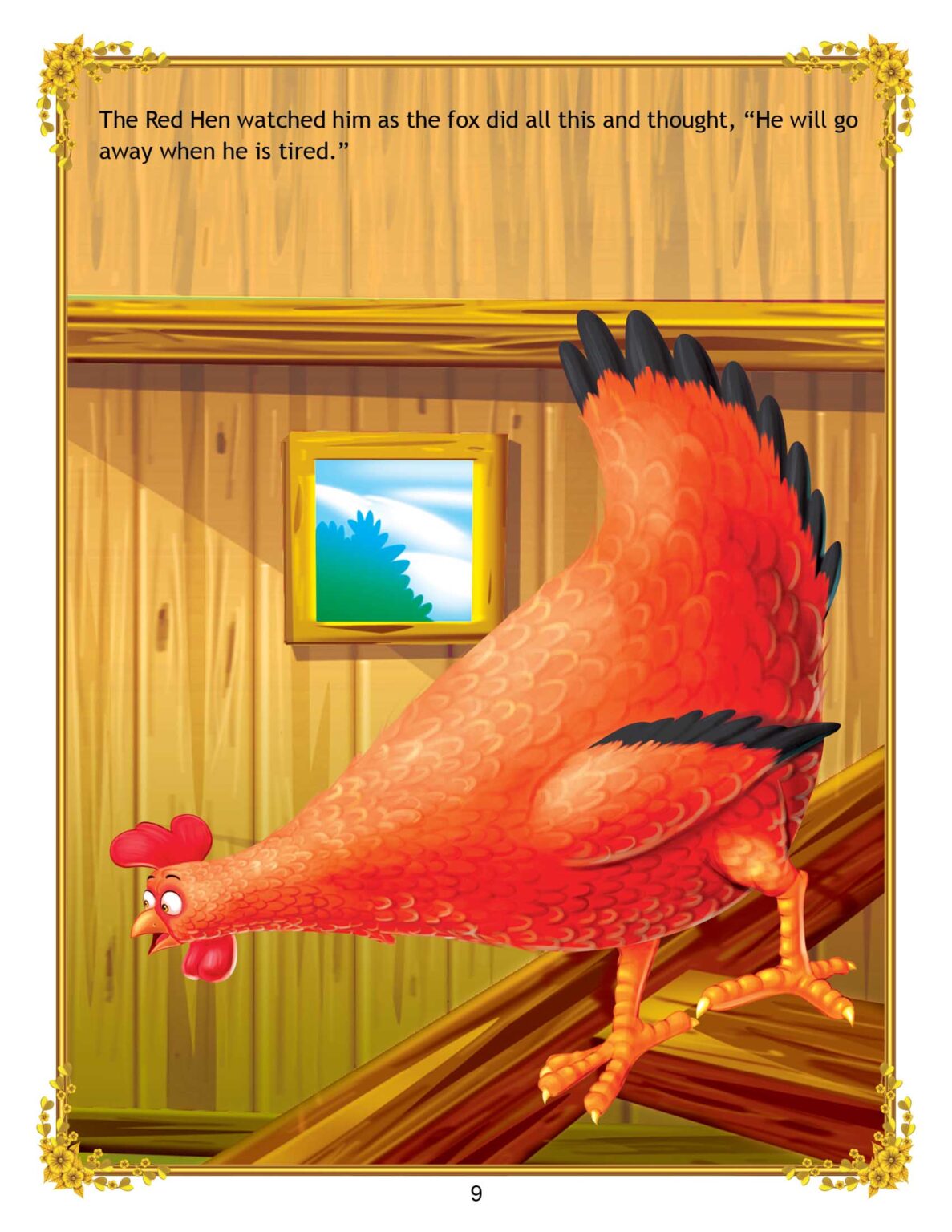 The Sly Fox and the Little Red Hen - Uncle Moon's Fairy Tales