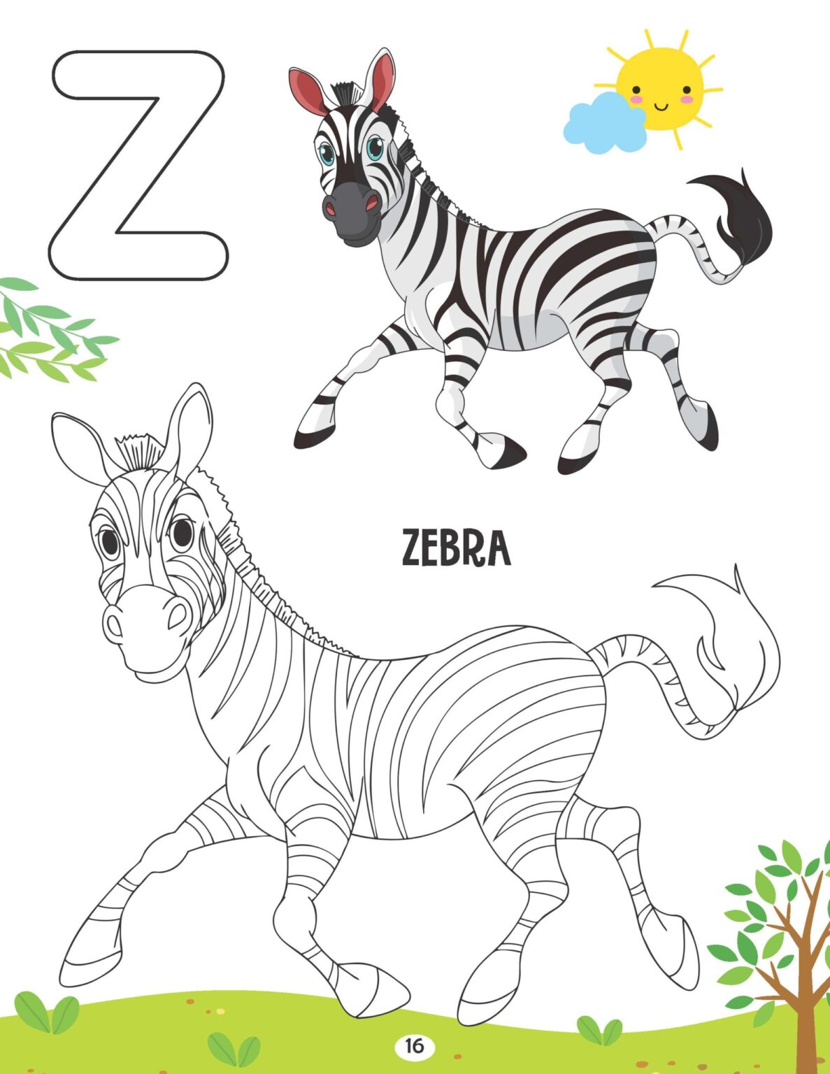 Alphabet - Creative Colouring Book