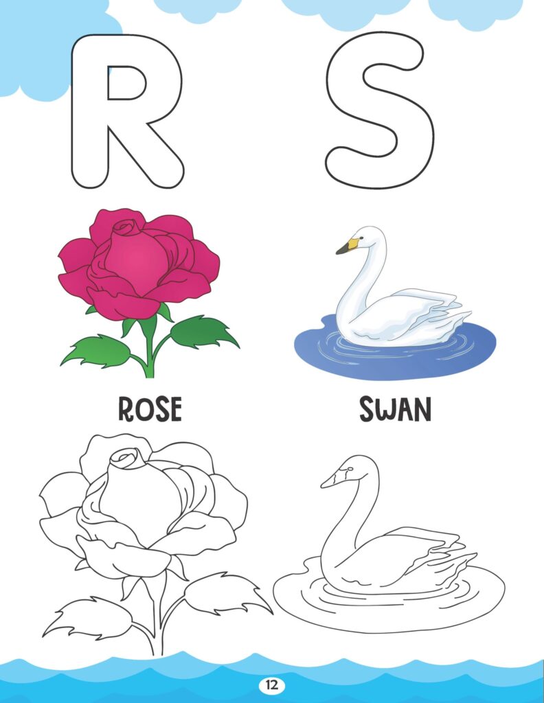 Alphabet - Creative Colouring Book
