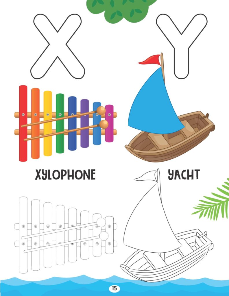 Alphabet - Creative Colouring Book