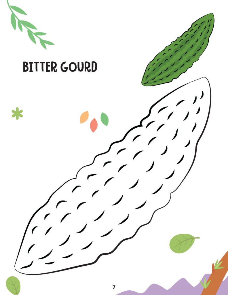 Vegetables - Creative Colouring Book