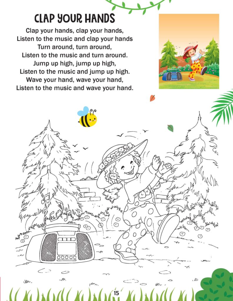 Nursery Rhymes - Creative Colouring Book