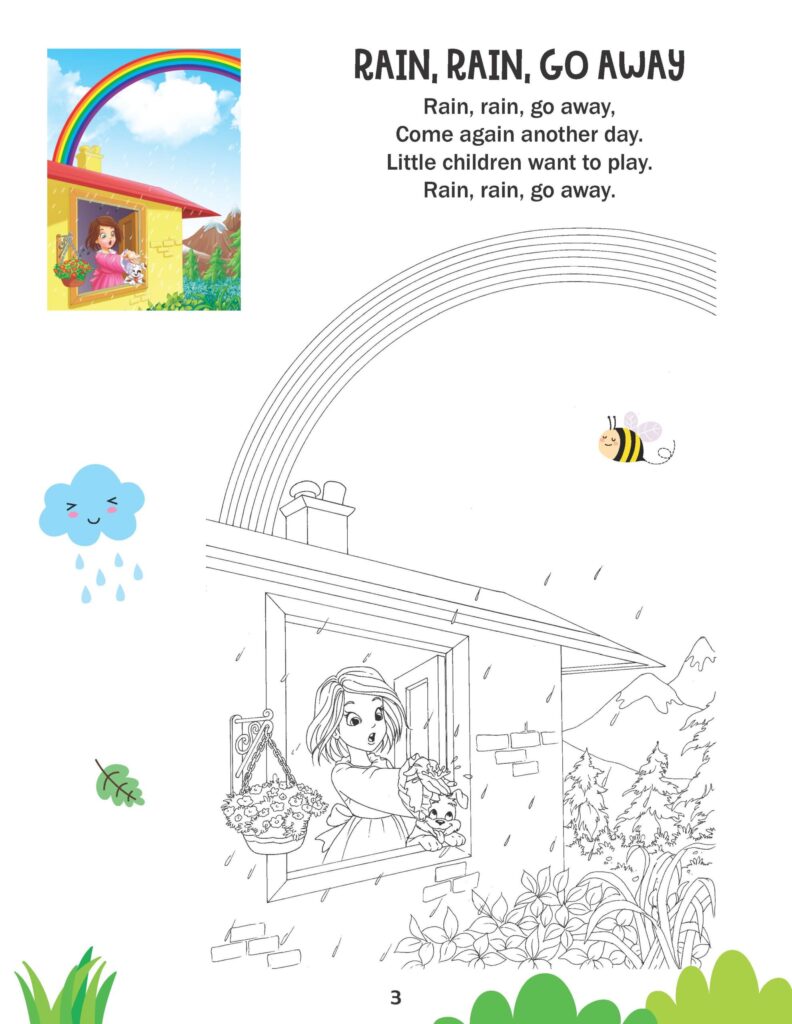 Nursery Rhymes - Creative Colouring Book
