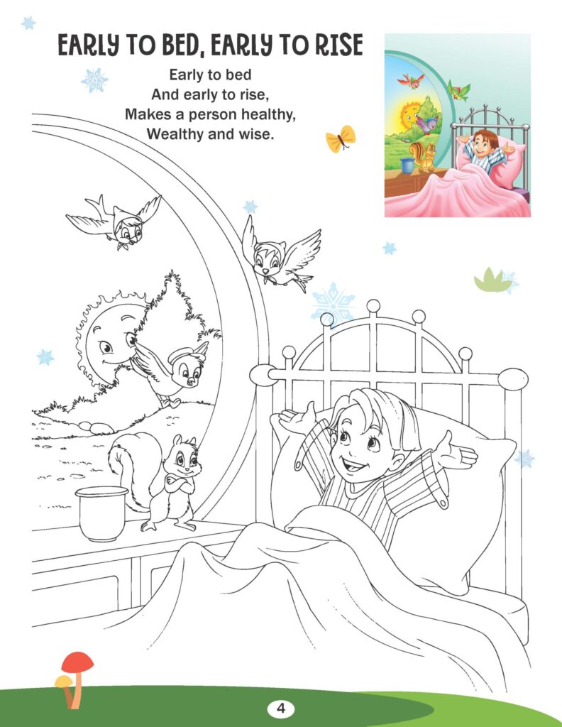 Nursery Rhymes - Creative Colouring Book