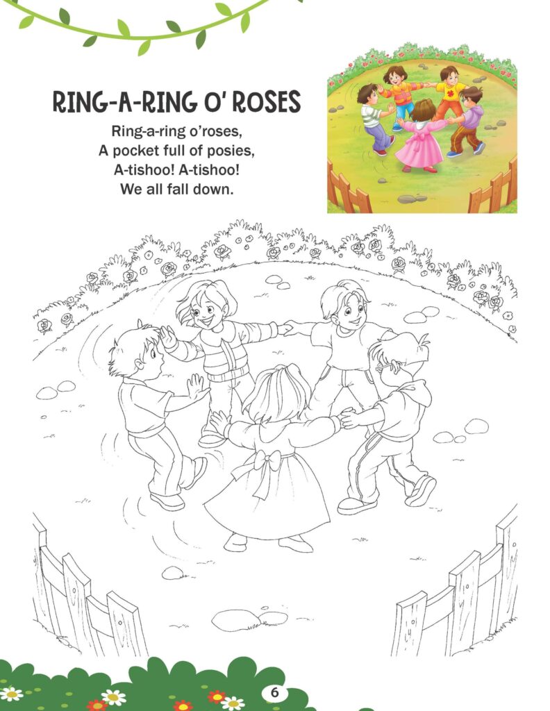 Nursery Rhymes - Creative Colouring Book