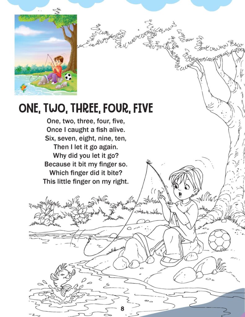 Nursery Rhymes - Creative Colouring Book