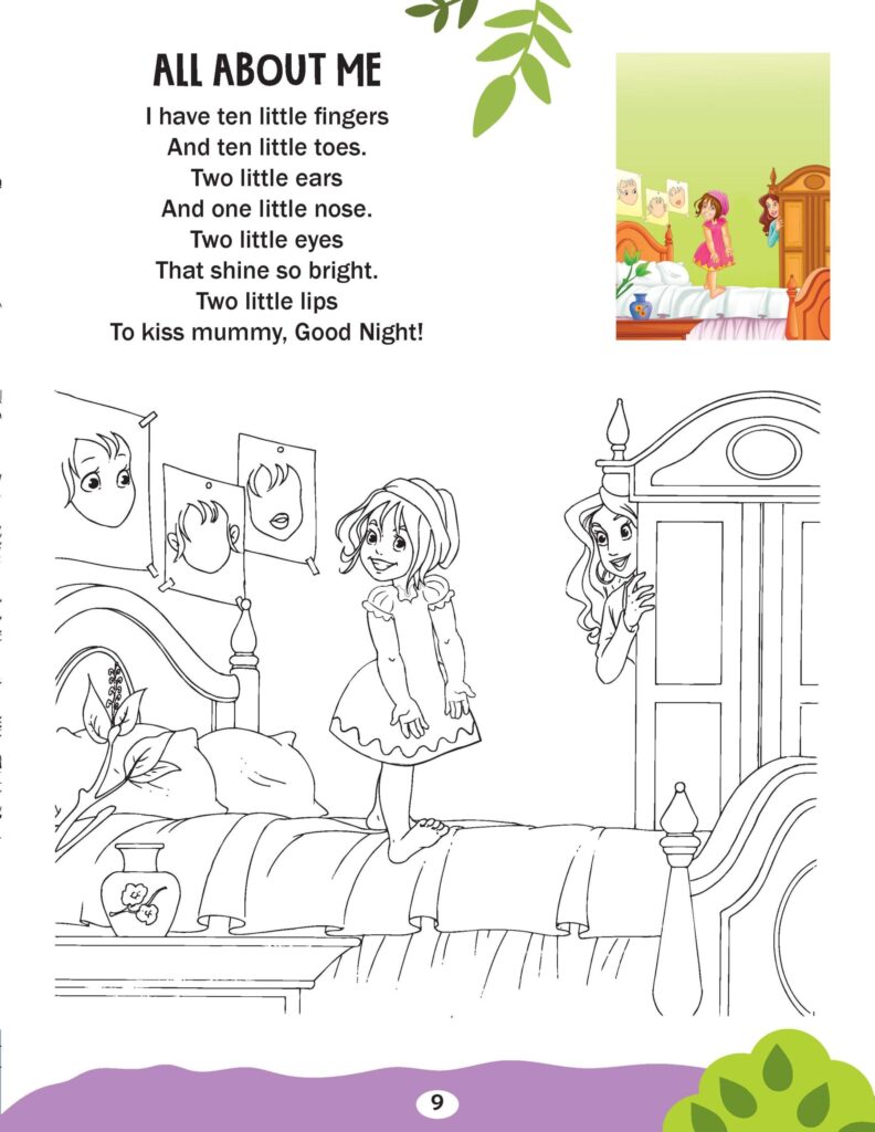 Nursery Rhymes - Creative Colouring Book