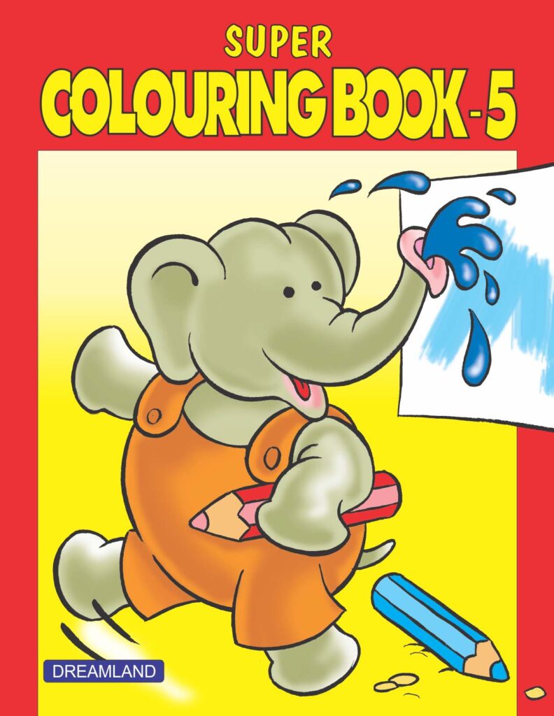 Colouring Activity Books For Kids | Dinosaur & Jumbo Colouring Book