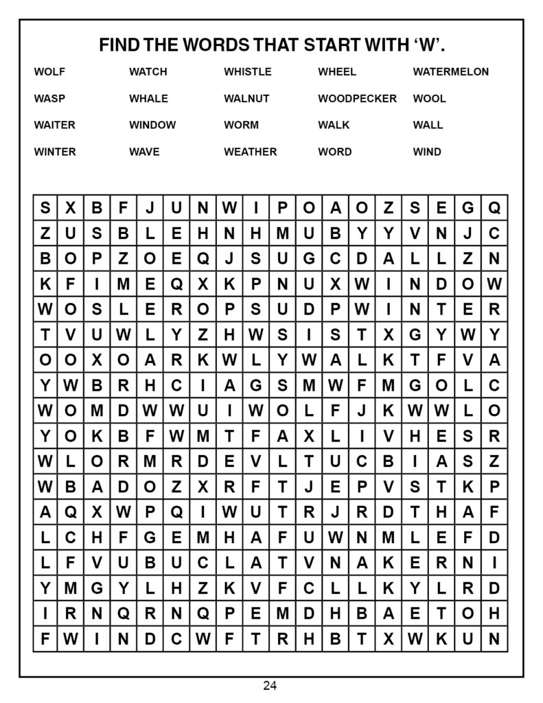 Find the Words Part - 1