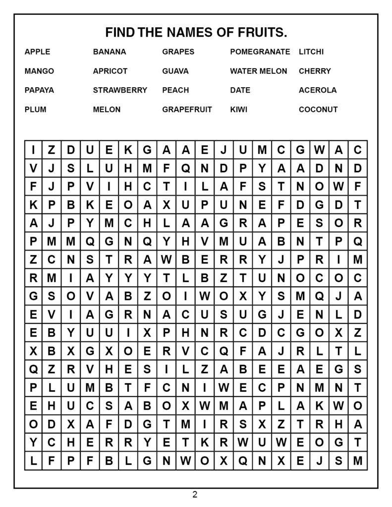 Find the Words Part - 3