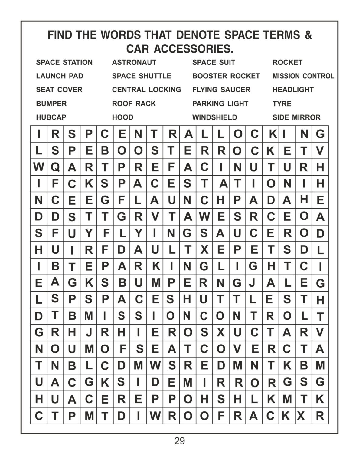Find the Words Part - 5