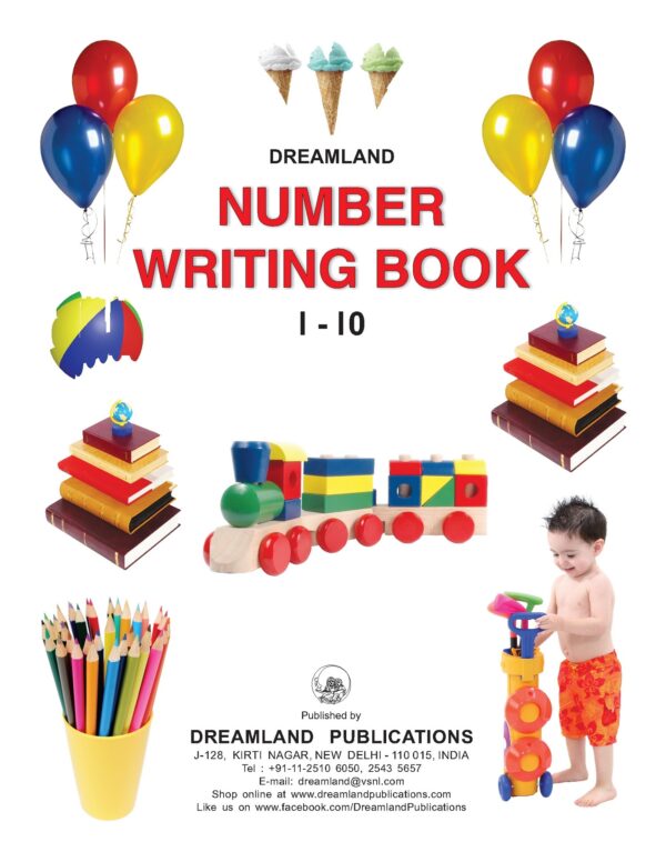 Number Writing Book 1-10