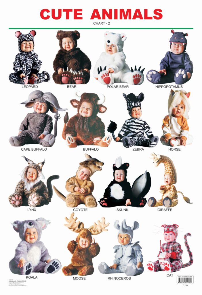 Cute Animals Chart - 2