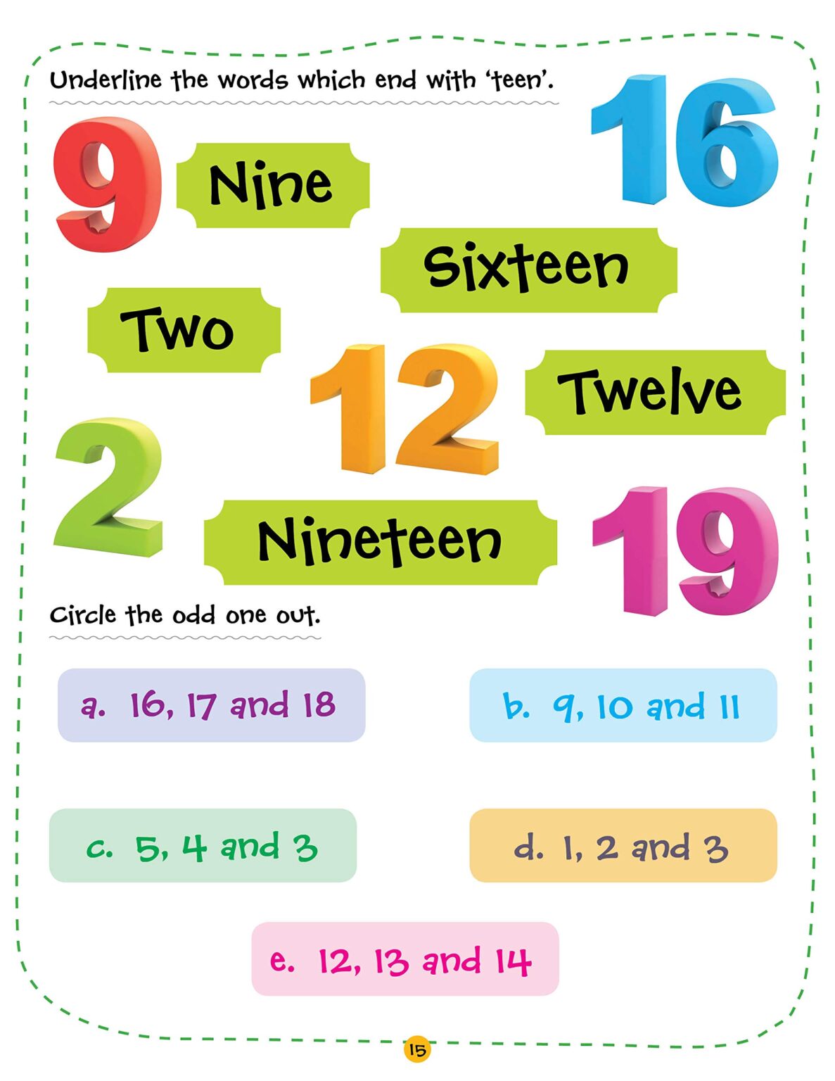 Numbers - Play With Sticker