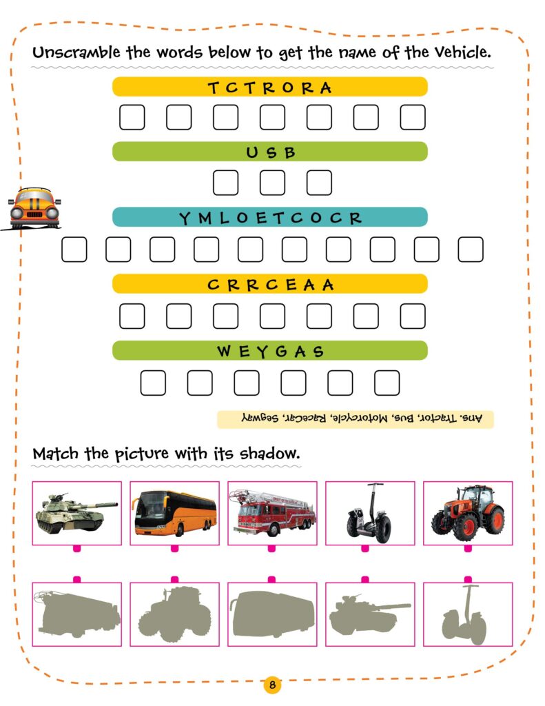 Vehicles - Play With Sticker