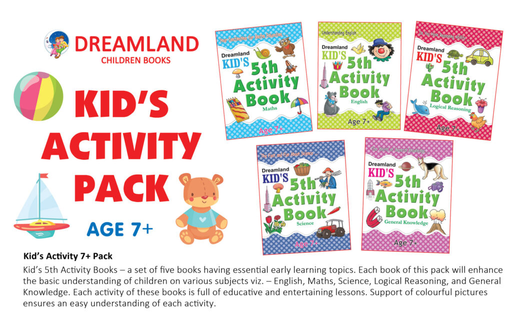 Kid's 5th Activity - 5 Books Pack Age 7+