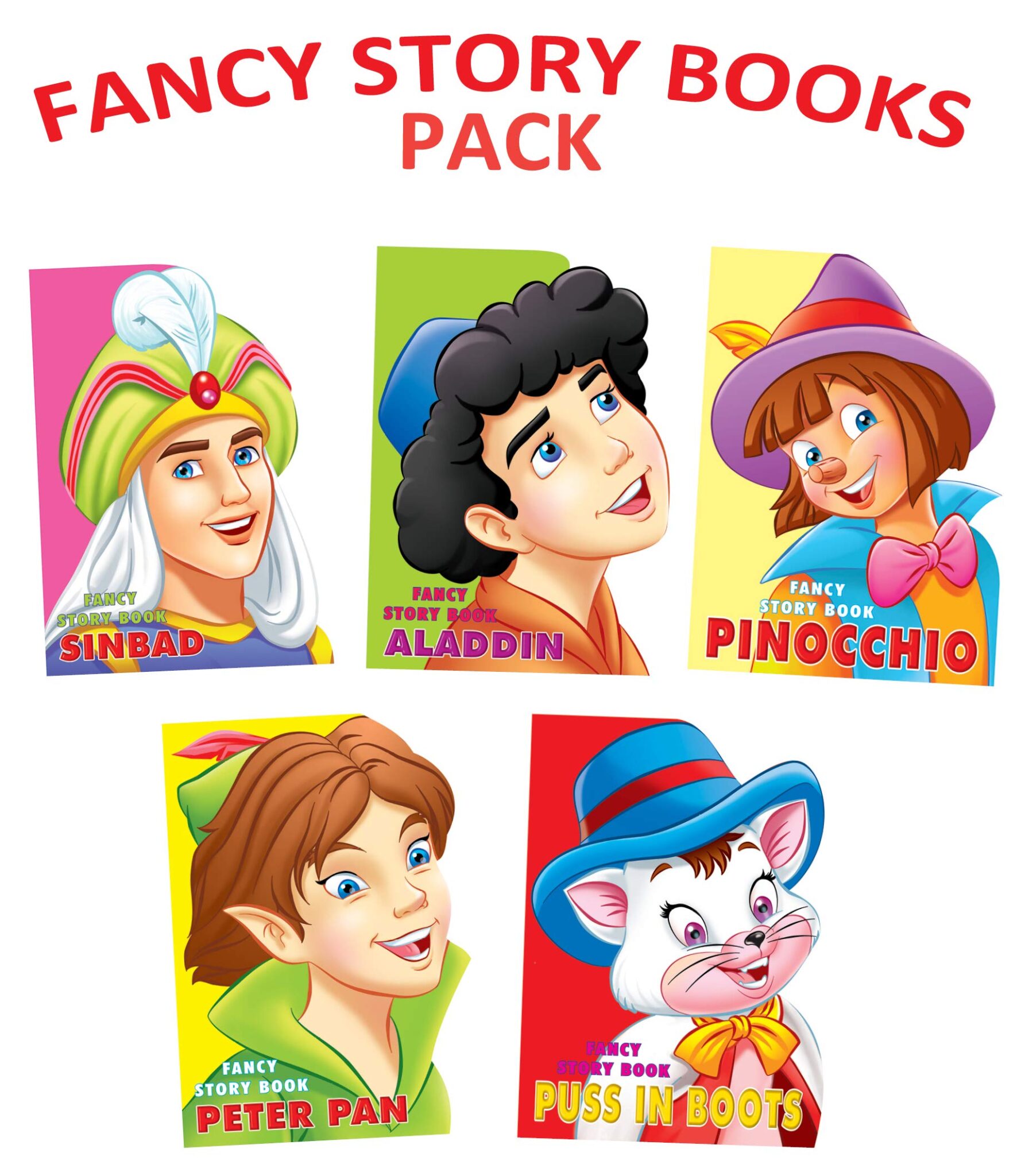 Fancy Story Board Book Pack 2 - (5 Titles)