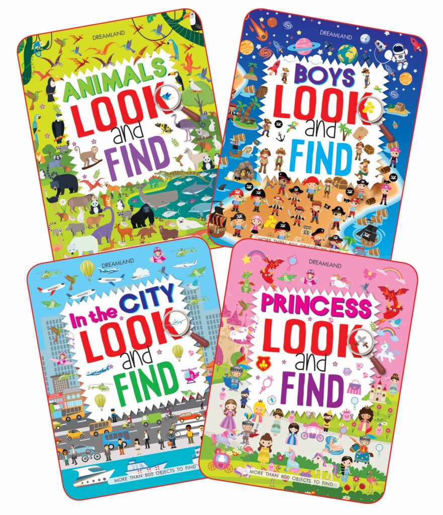 Look and Find - 4 Books Pack