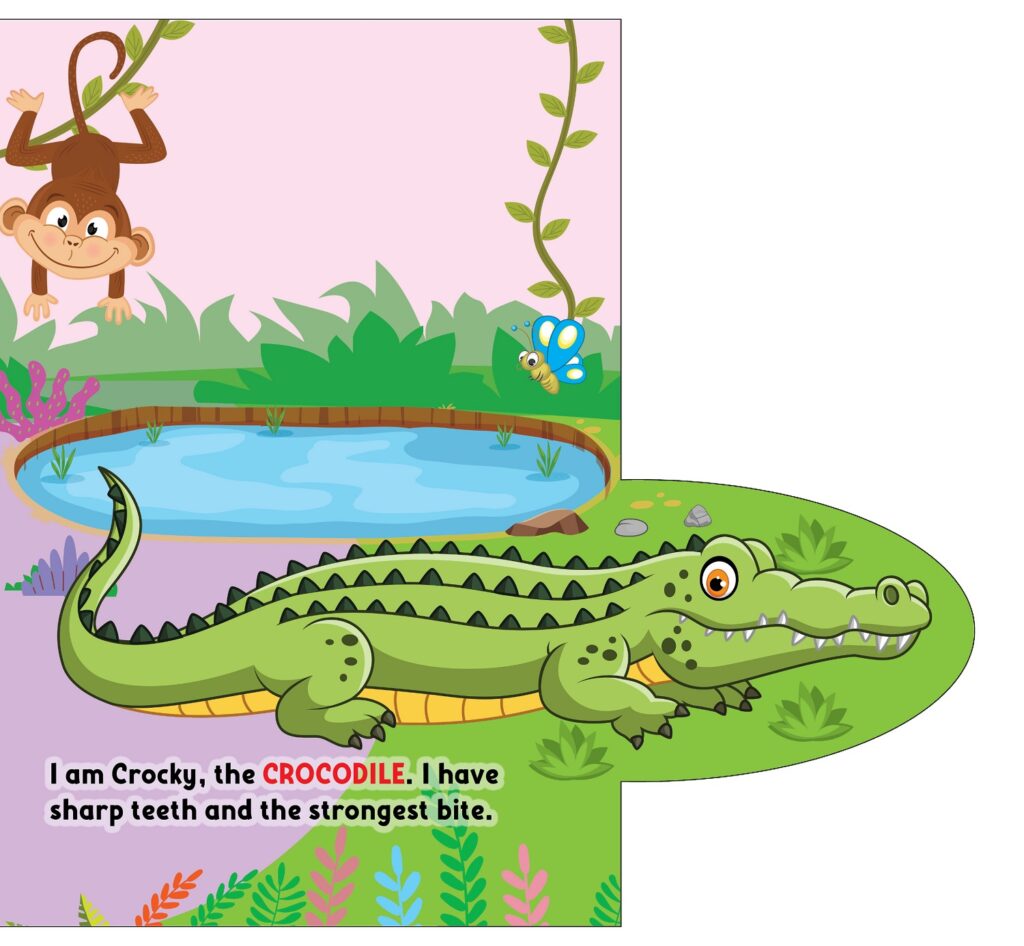 In the Jungle - Flap Book