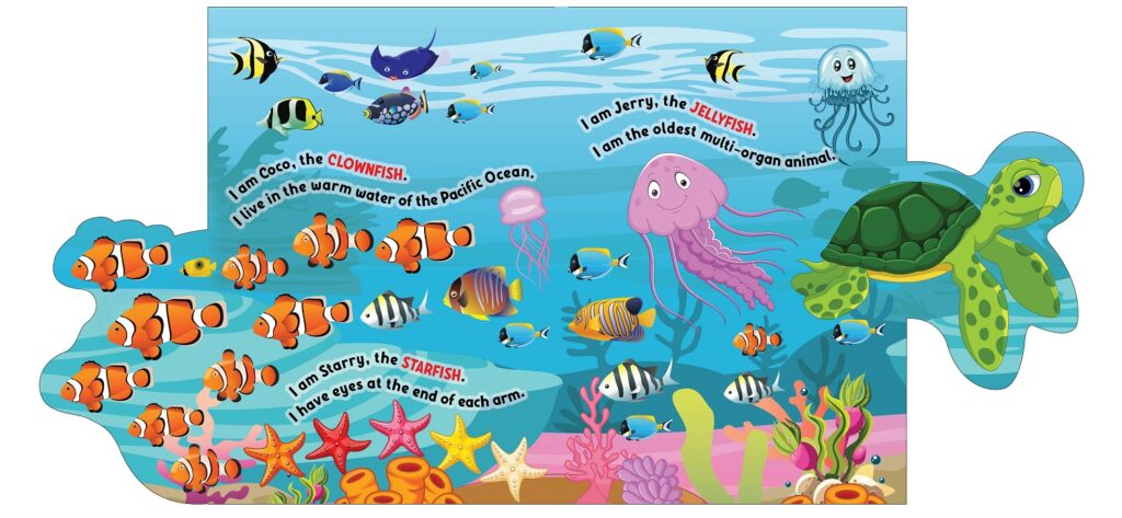 Under the Ocean - Flap Book