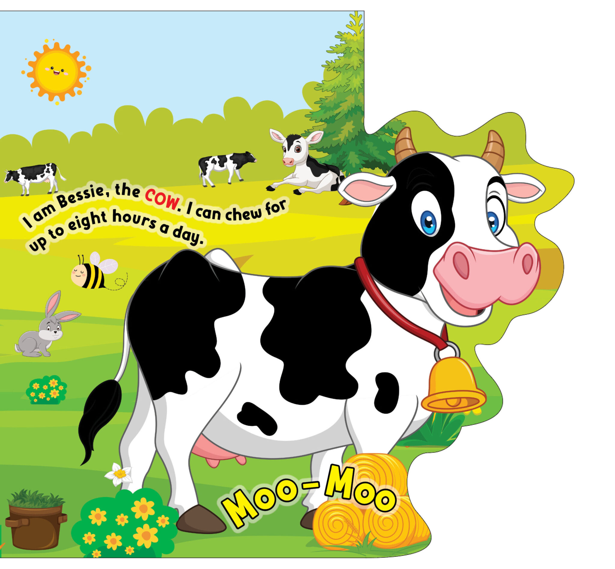 At the Farm - Flap Book