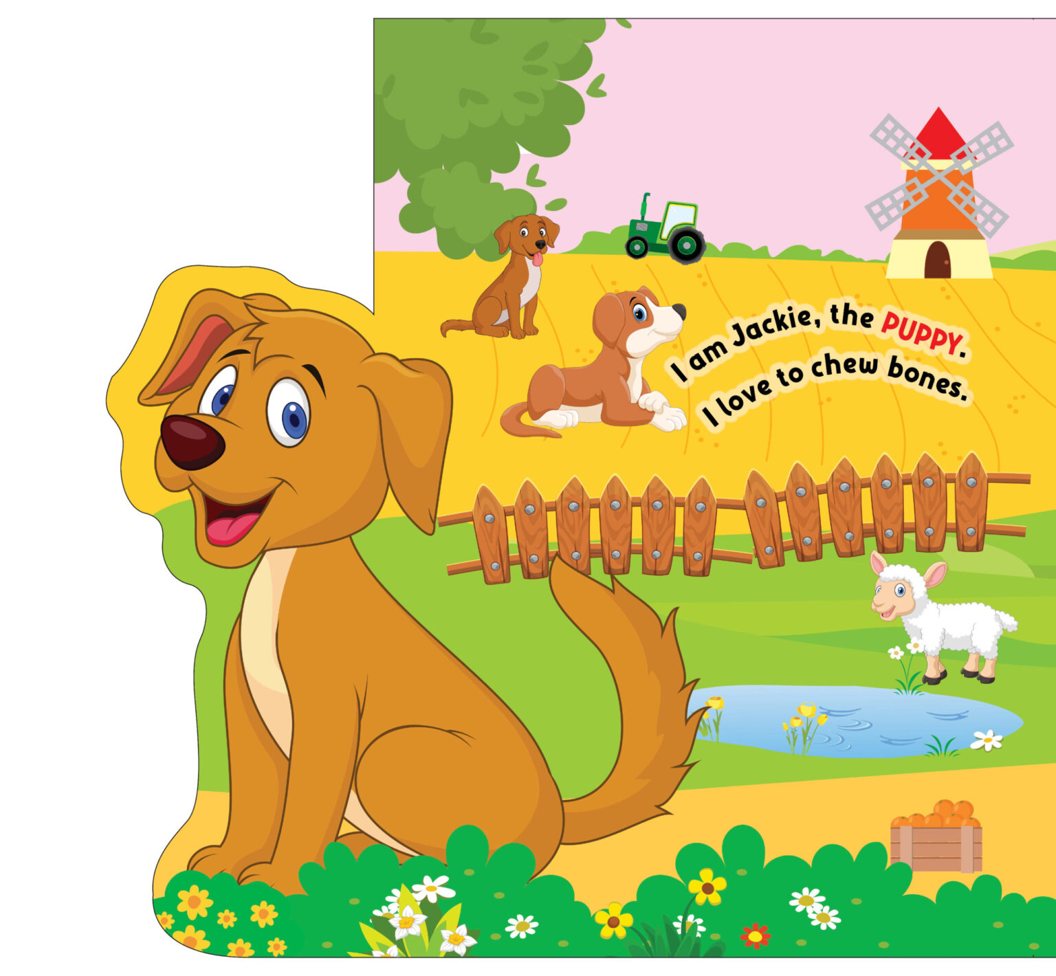 At the Farm - Flap Book