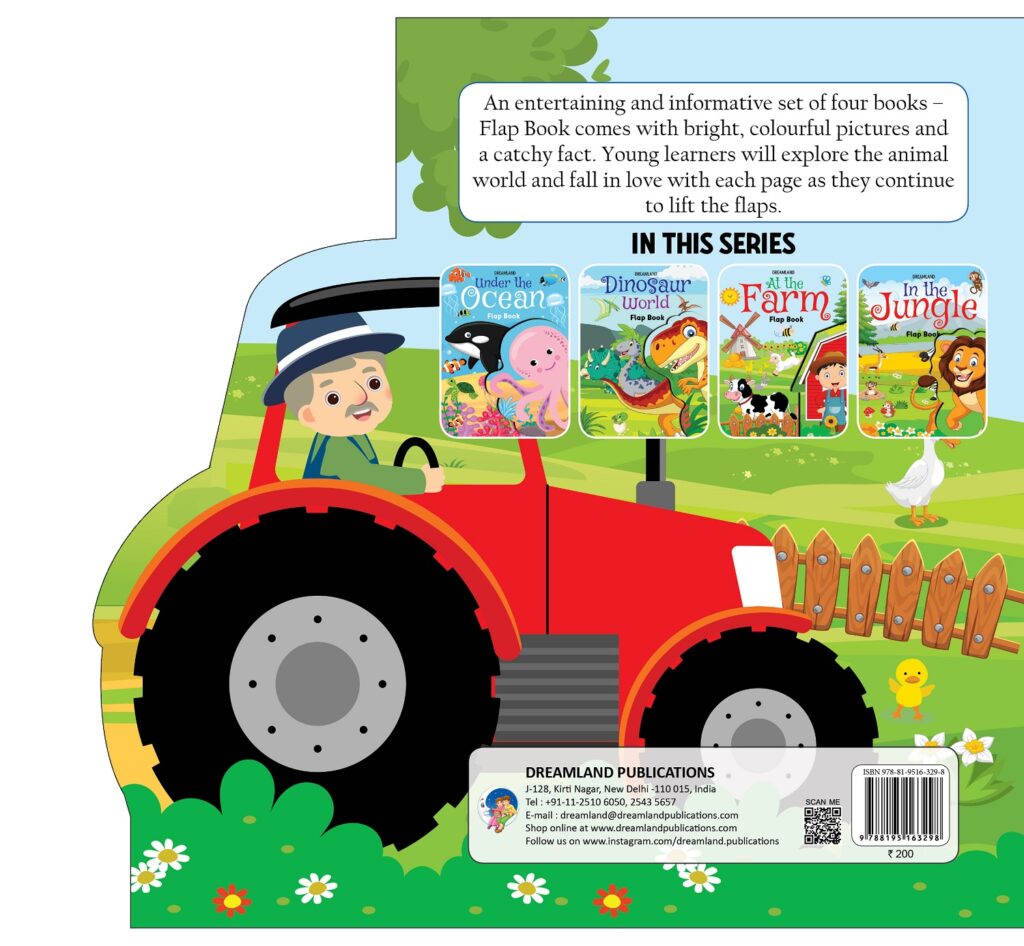 At the Farm - Flap Book