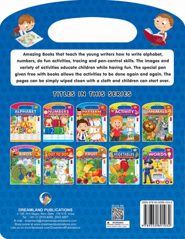 Dot to Dot - Write and Wipe Book