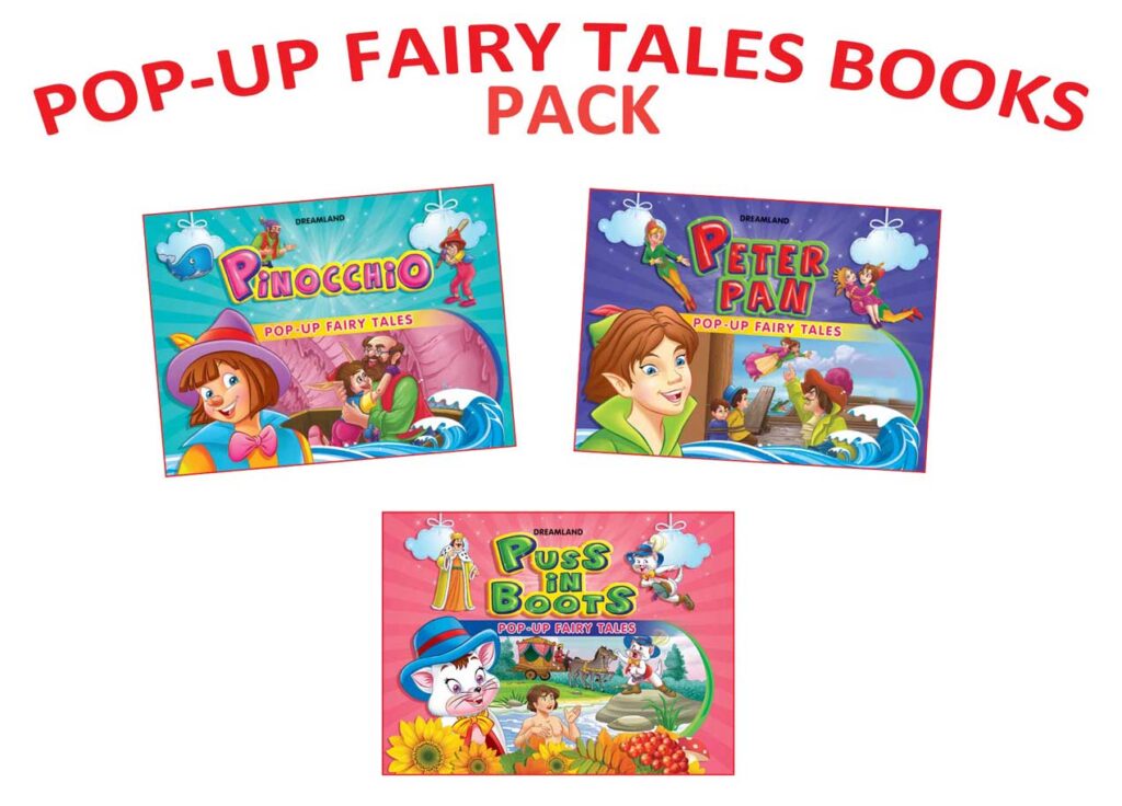 Pop Up Fairy Tales Books Pack 3 - (3 titles)