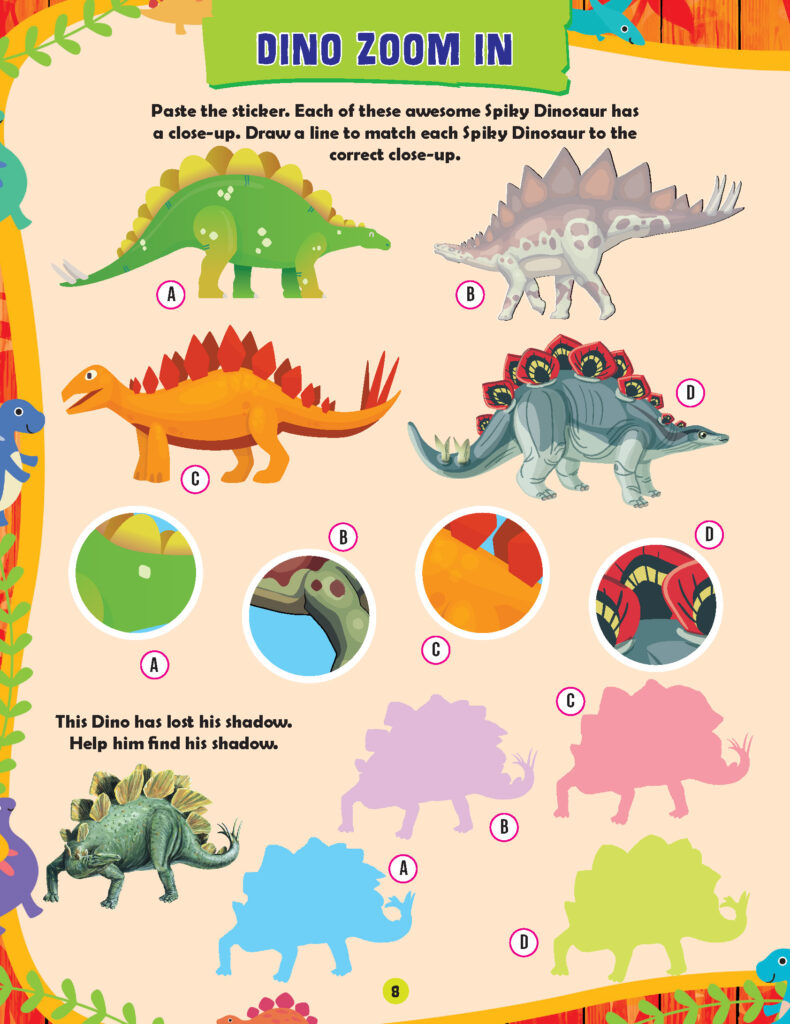 Awesome Dinosaurs - Sticker Activity Book