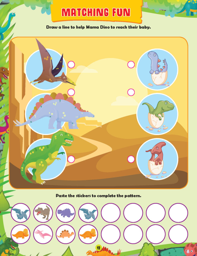 Awesome Dinosaurs - Sticker Activity Book
