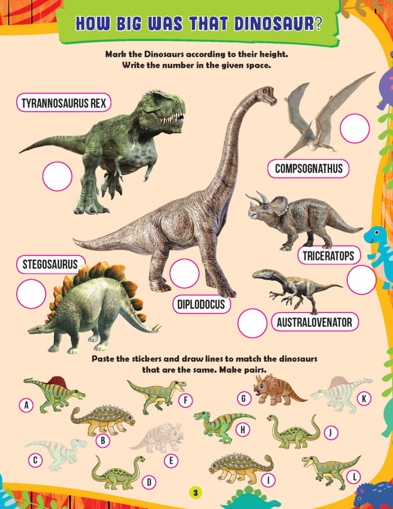 Awesome Dinosaurs - Sticker Activity Book