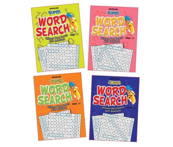 Super Word Search - 4 Books Pack 3