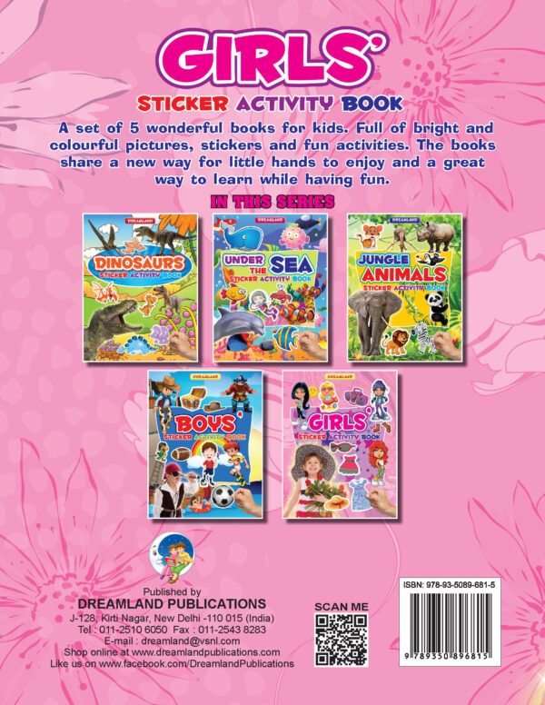 Girls - Sticker Activity Book