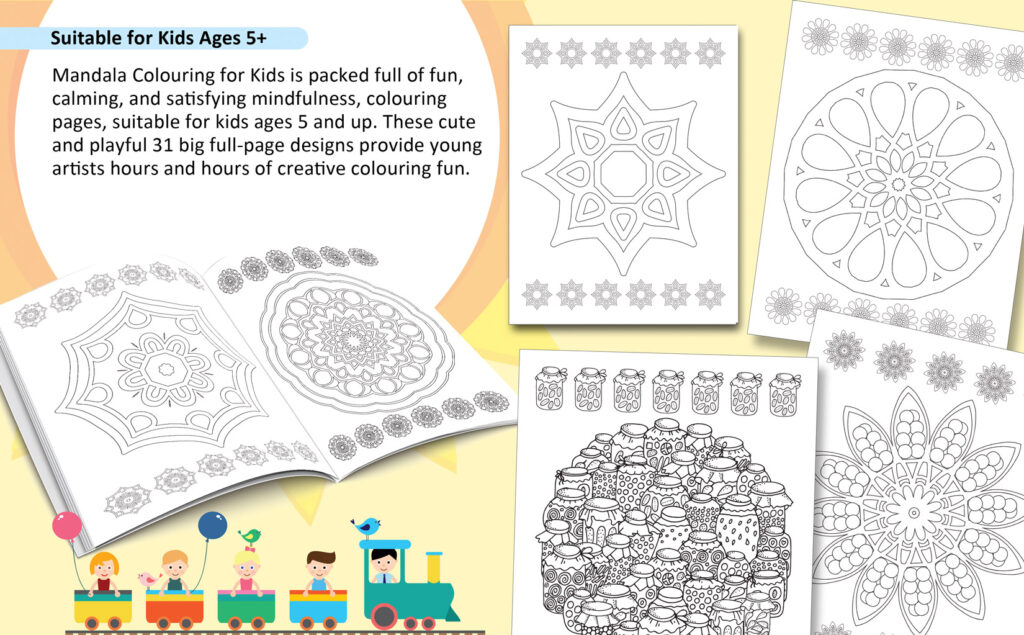 Mandala Colouring for Kids - Book 1