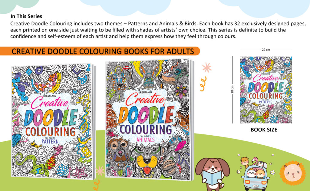 Patterns - Creative Doodle Colouring