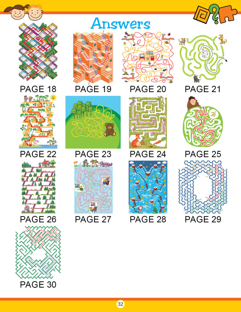 Maze Activity Book - My Activity