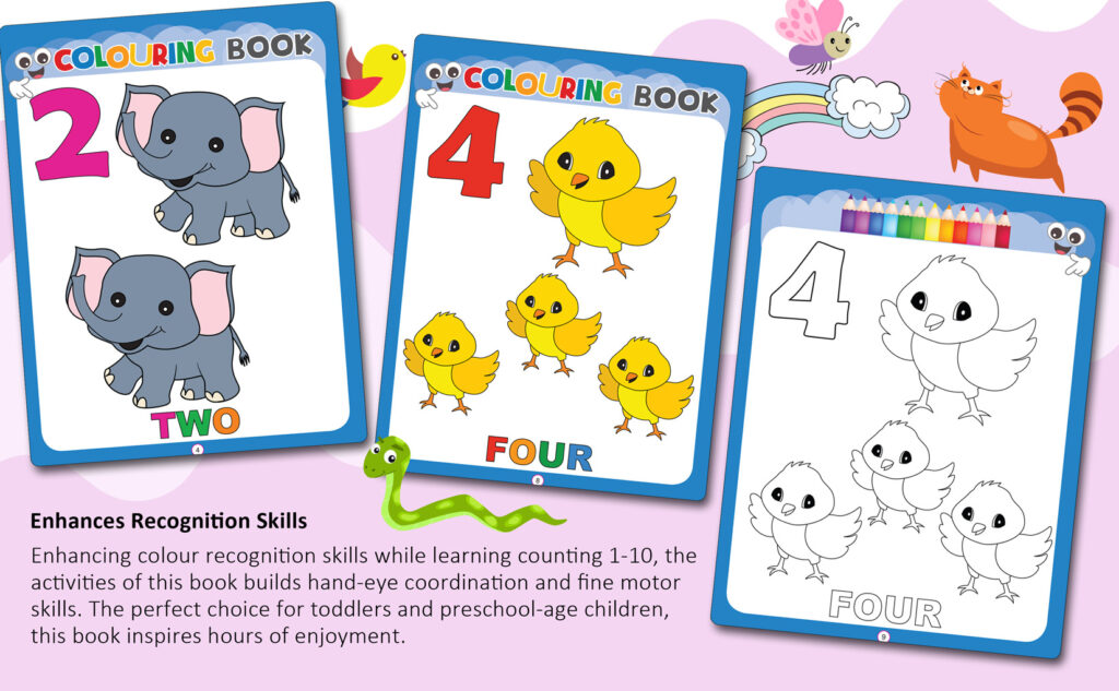 Numbers Colouring Book - My Activity